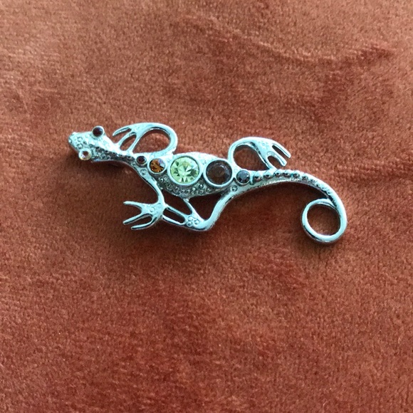 Jewelry | Vintage Lizard Pendant | Poshmark